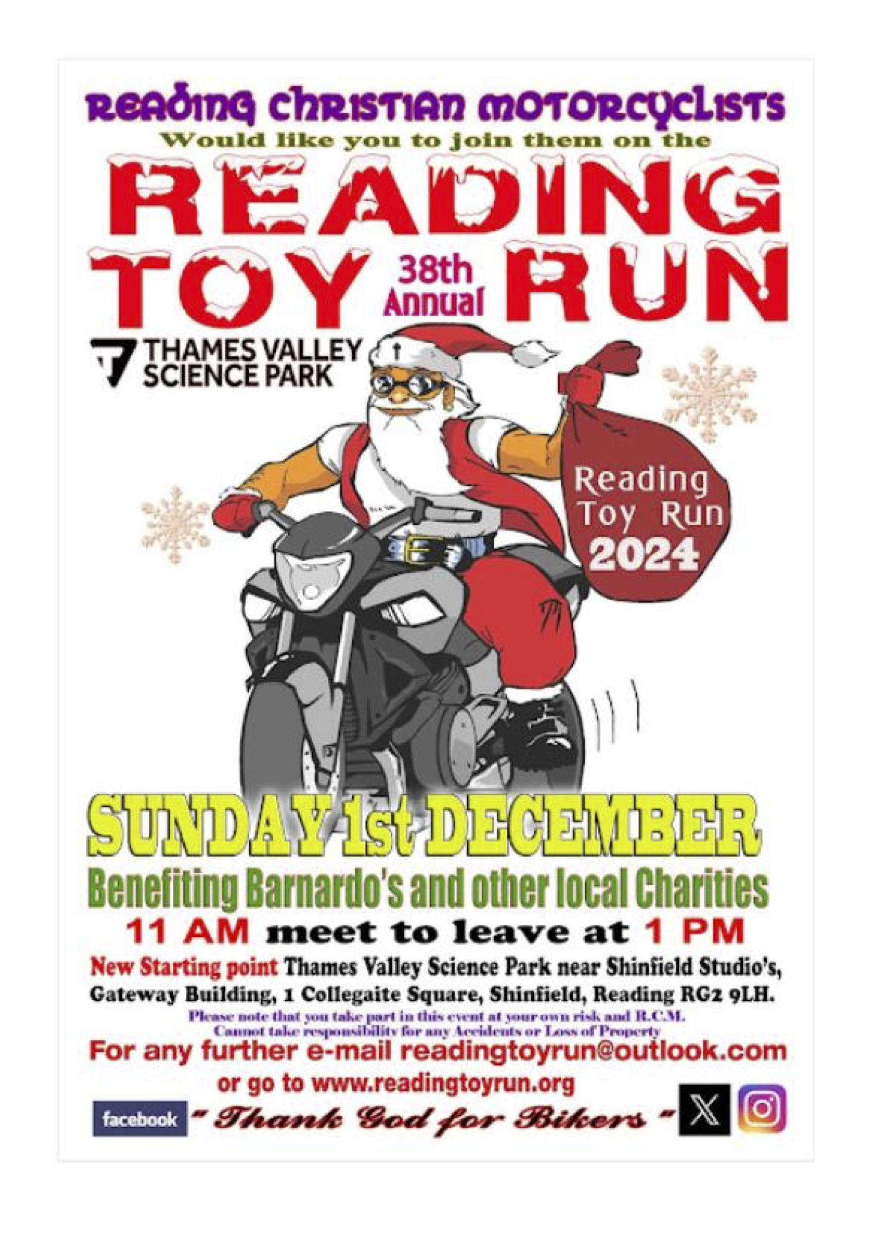Reading Toy Run 1st December 2024 – BMW Club Oxford